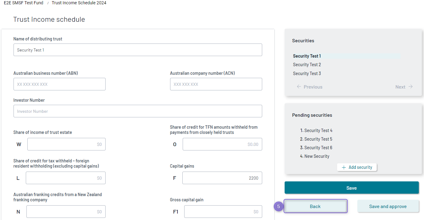 Trust Income Schedule for SMSF – Class Support