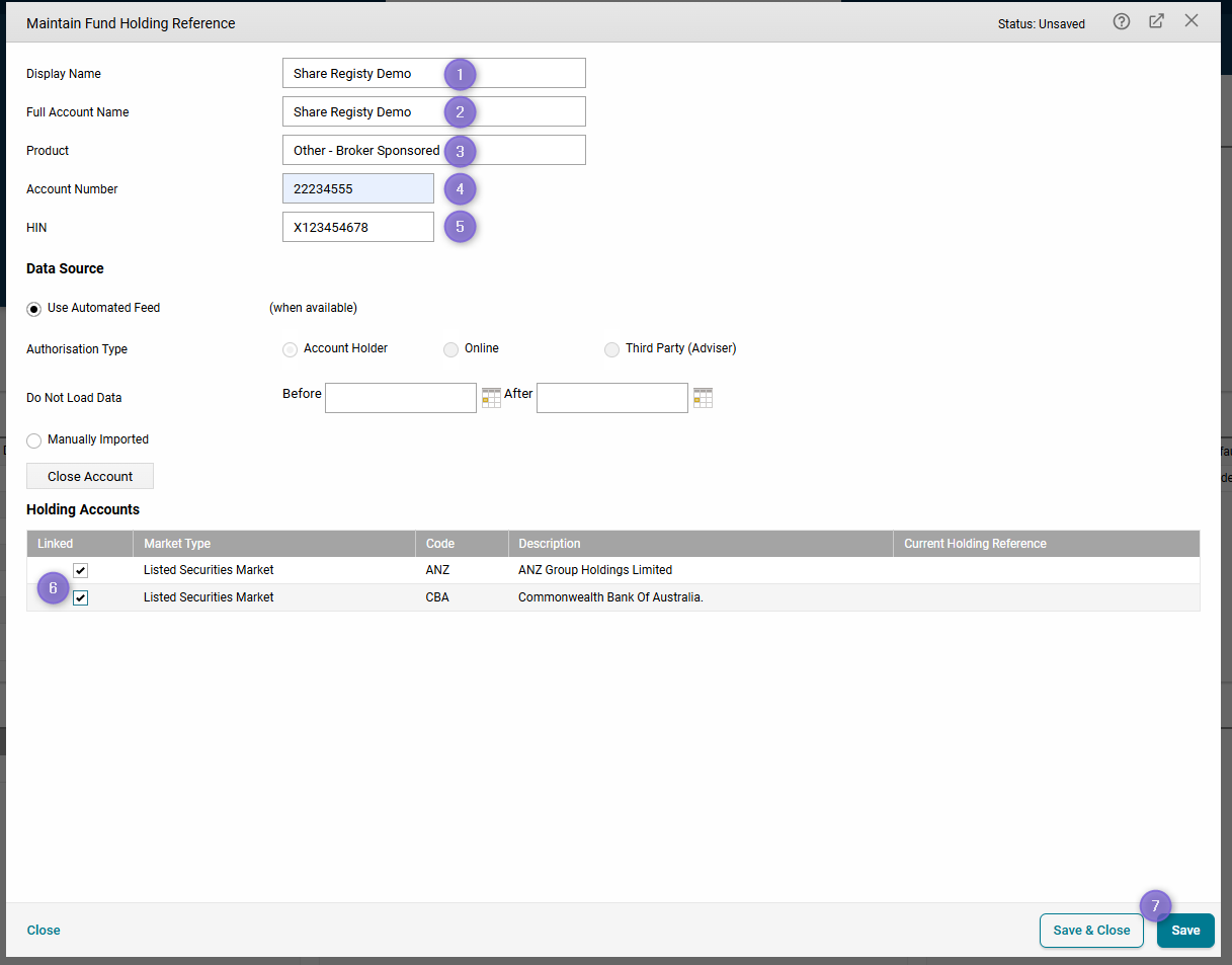 How to connect Share Registry date feed if the product doesn’t exist? – Class Support
