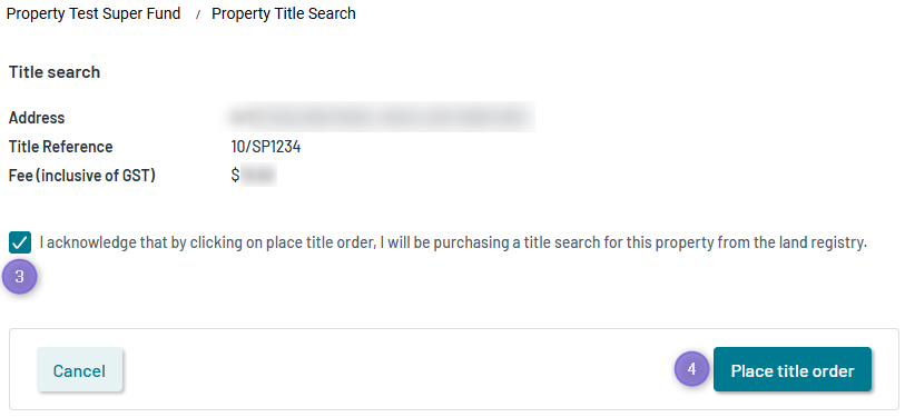 Property Title Search – Class Support