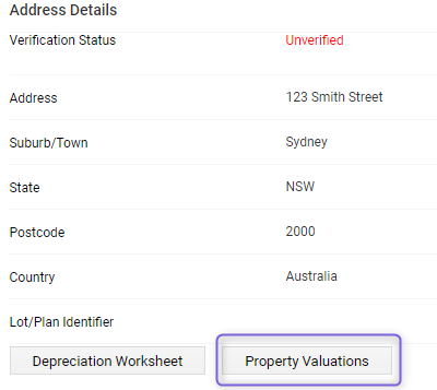 Property Valuations – Class Support