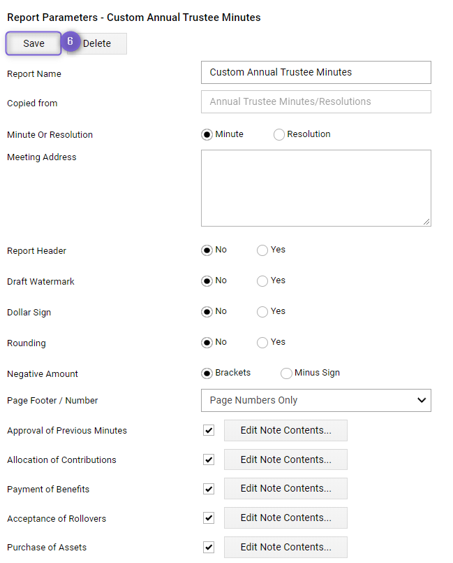 Custom Reports – Class Support