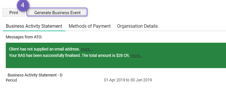 Activity Statements – Class Support