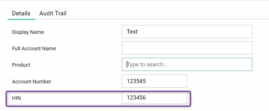 Where is the HIN recorded in Class? – Class Support