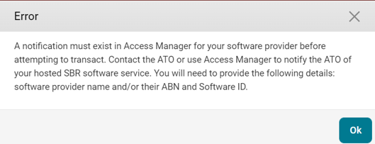 Unable to call ATO verification services - please review the Tax Agent ...
