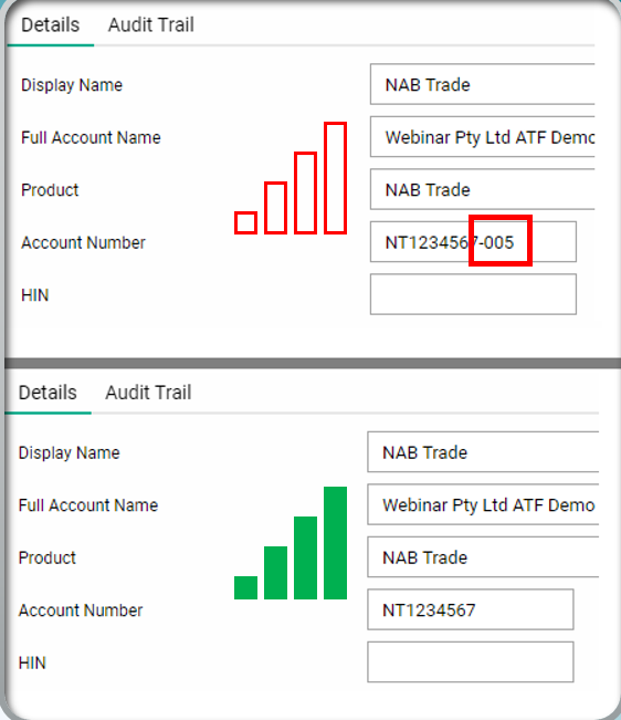 Setting up NAB Trade Feed Correctly – Class Support