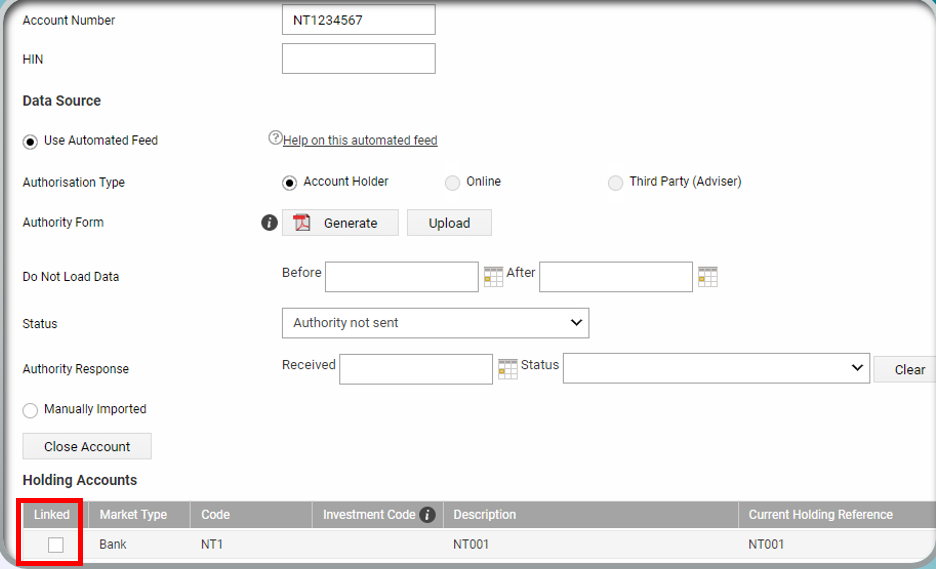 Setting up NAB Trade Feed Correctly – Class Support